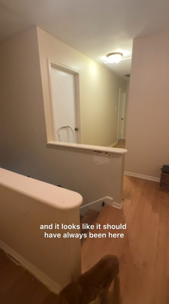 Change the Pony Walls to a Stair Rail for a Whole New Look - A Dabbled ...